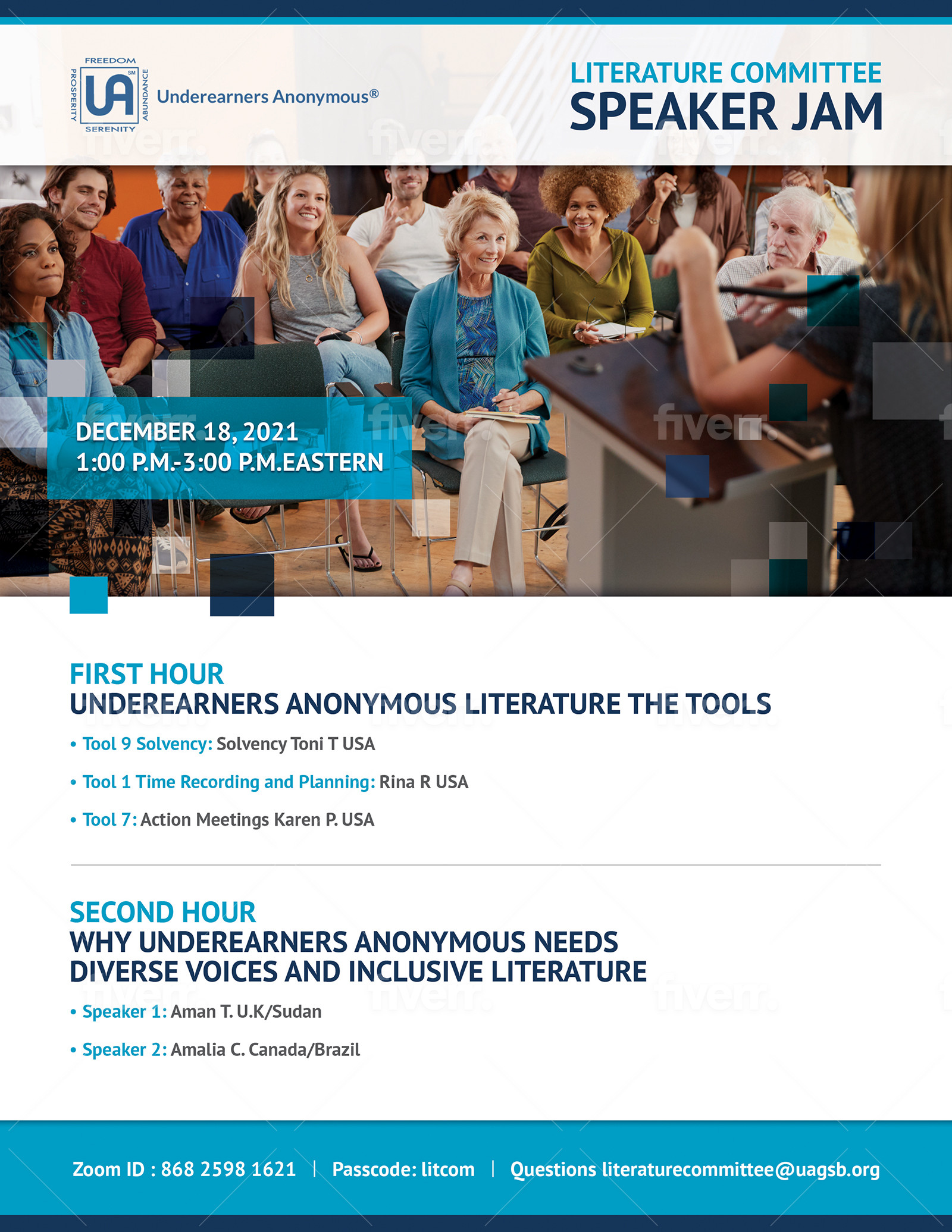 LITERATURE COMMITTEE SPEAKER JAM